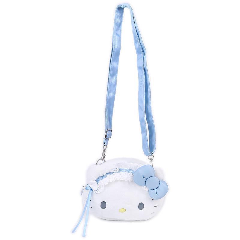 ハローキティ フェイス形ポシェット ポーチ 2WAY ショルダーバッグ 水色デイズデザイン サンリオ sanrio : kt01-760471 ...