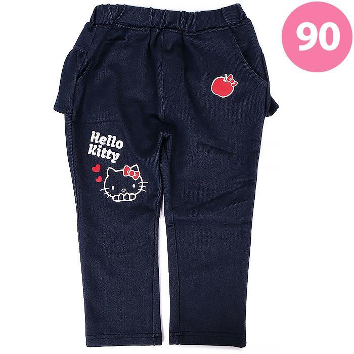 ハローキティ デニム風パンツ 長ズボン 子供 キッズ 女の子 90cm ハローキティ デニム風パンツ 長ズボン 子供 キッズ 女の子 90cm