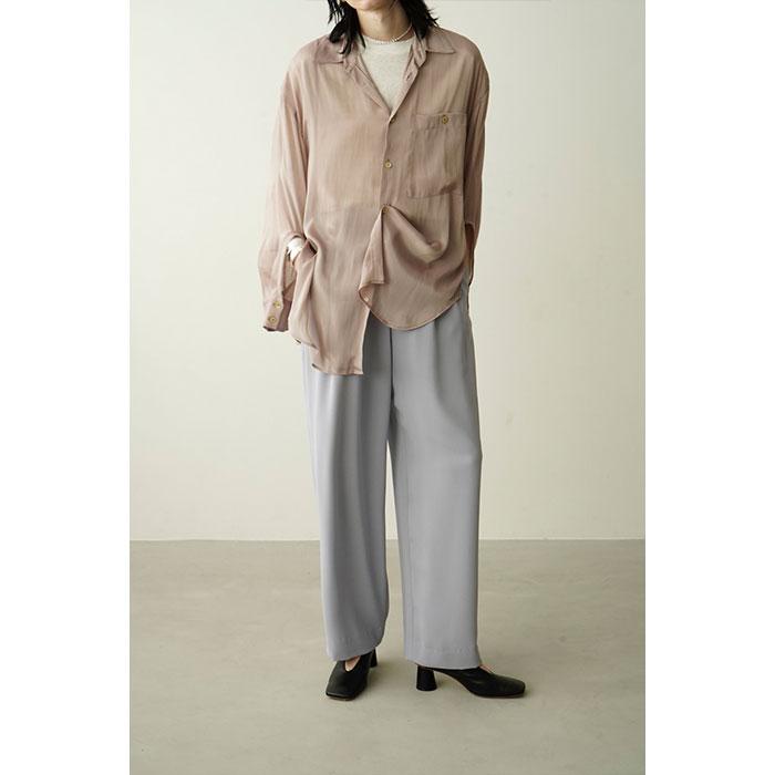 CLANE 正規商品 パンツ クラネ ベーシック タック パンツ BASIC TUCK PANTS ライトパープル LIGHT PURPLE 2023春夏新作 : 141107002pu ...