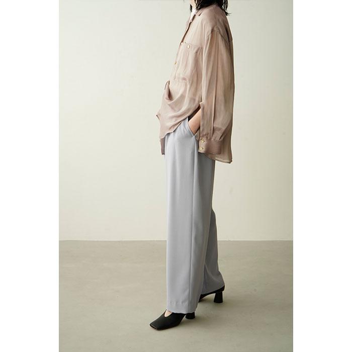 CLANE 正規商品 パンツ クラネ ベーシック タック パンツ BASIC TUCK PANTS ライトパープル LIGHT PURPLE 2023春夏新作 :141107002pu ...