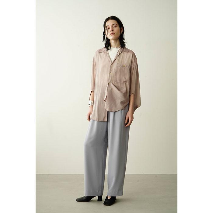 CLANE 正規商品 パンツ クラネ ベーシック タック パンツ BASIC TUCK PANTS ライトパープル LIGHT PURPLE 2023春夏新作 :141107002pu ...