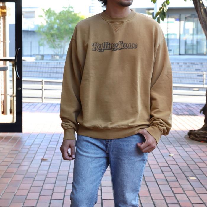 ローラス スウェット ROLLAS ローリングストーン ロゴ クルー スウェット Rolling Stone Logo Crew Sweat ...