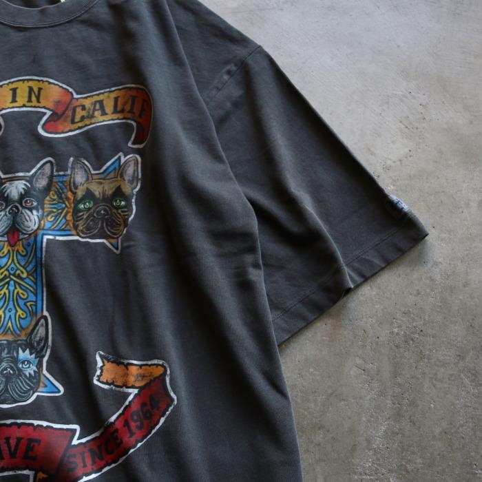 テス Tシャツ メンズ レディース ブヒ バンド ピグメント ビッグTシャツ タイプA BUHI BAND PIGMENT T-SHIRT ...