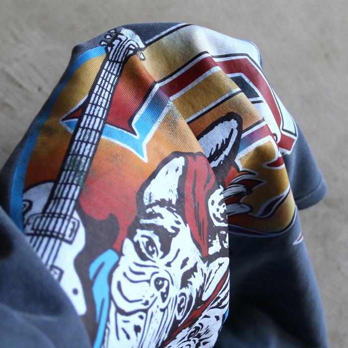 テス Tシャツ ユニセックス ブヒ バンド ピグメント ビッグTシャツ タイプB BUHI BAND PIGMENT T-SHIRT Type ...