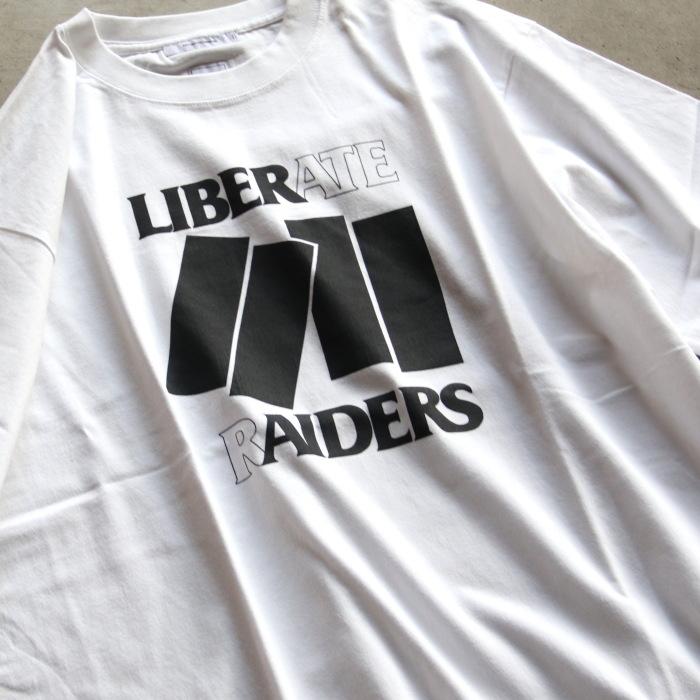Liberaiders リベレイダース Tシャツ トップス LIBERAIDERS コンポジション ロゴ 半袖 ユニセックス COMPOSITION TEE ホワイト WHITE 2025春夏 ...