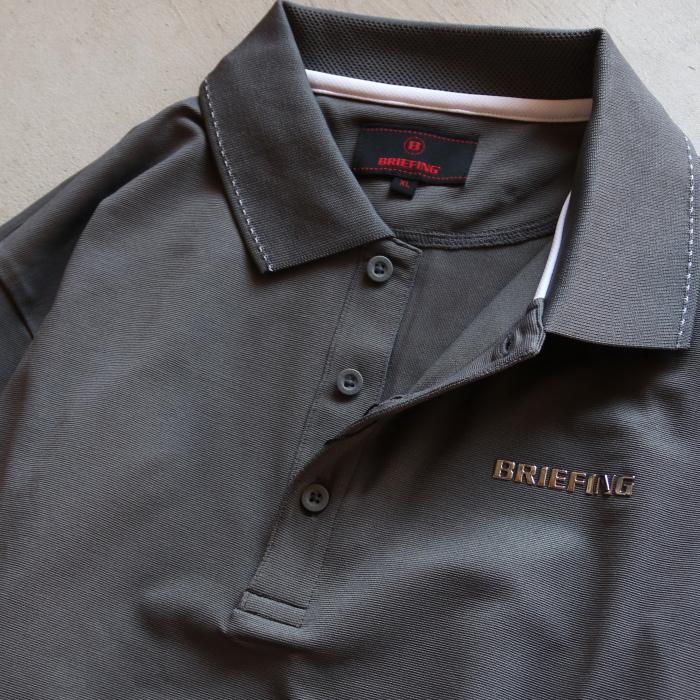 BRIEFING GOLF ブリーフィング ゴルフ メンズ ポロシャツ ベーシック 長袖 MS BASIC LS POLO チャコール CHARCOAL 2022秋冬新作 : Charger ...