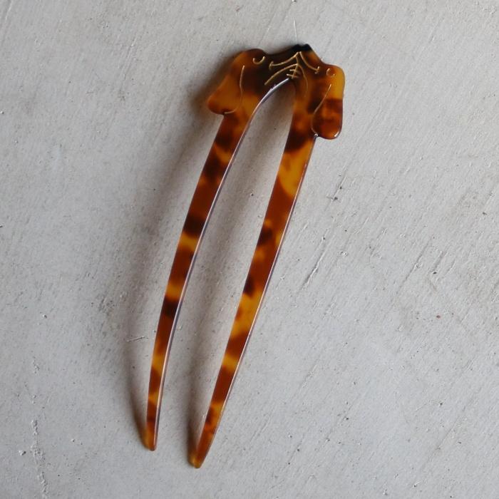 ククシュゼット 正規商品 かんざし Coucou Suzette ダックスフンド ヘア スティック Dachshund Kiss Hair ...