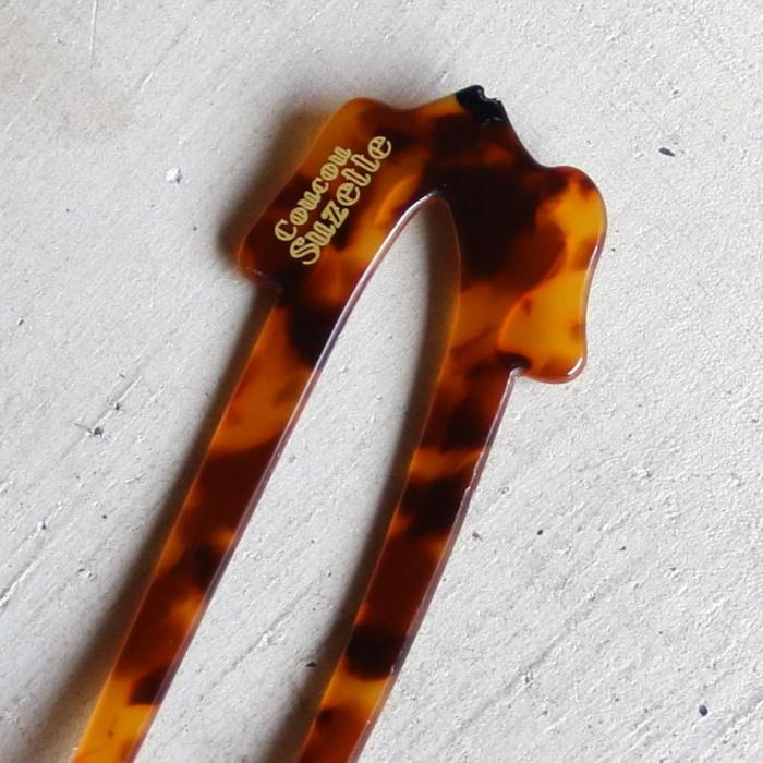 ククシュゼット 正規商品 かんざし Coucou Suzette ダックスフンド ヘア スティック Dachshund Kiss Hair ...