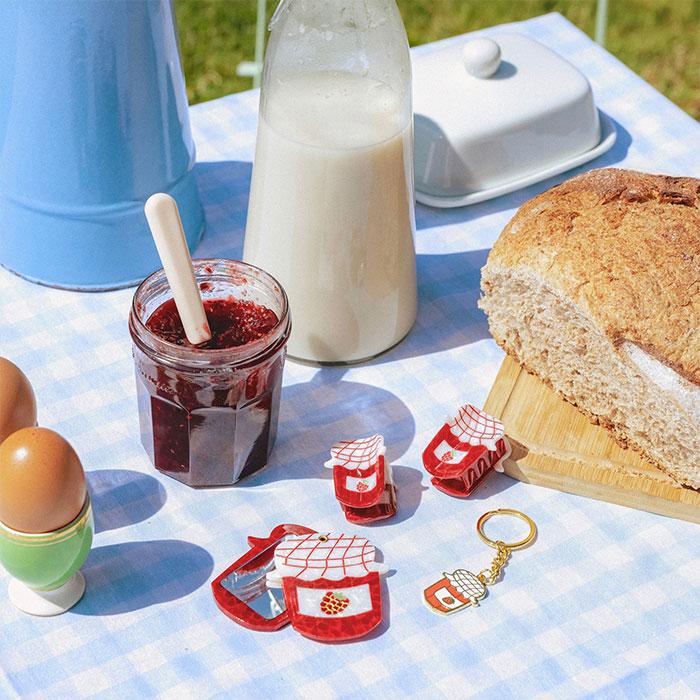 ククシュゼット 正規商品 新作 キーリング キーホルダー かわいい ギフト Coucou Suzette ジャムポット Jam Pot Key ...