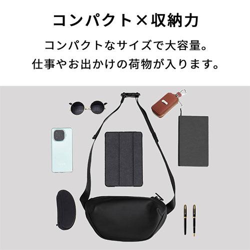 laborio ショルダーバッグ メンズ 斜めがけ ボディバッグ 肩掛け ポケットユニセックス 多機能 無地 黒 ブラック 大容量 防水 ...