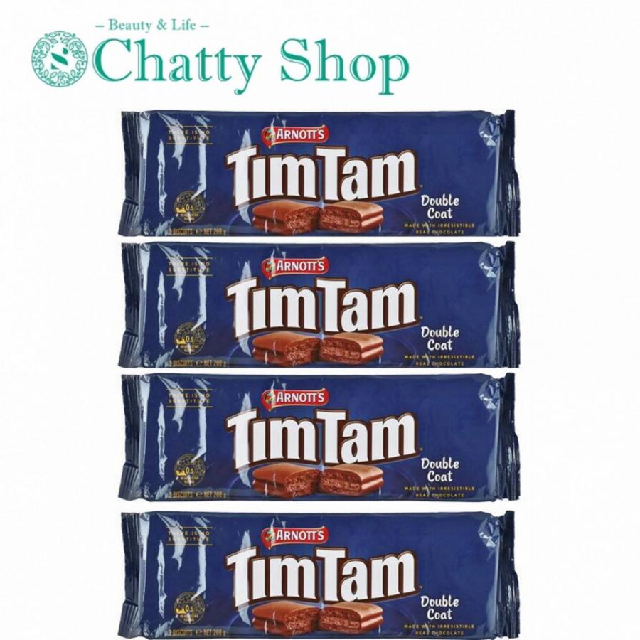 【送料無料】【4個セット】TimTamティムタム ダブルコート9枚入 チョコレート ビスケット オーストラリア キャラメル KALDI カルディ : Chatty Shop - 通販 ...