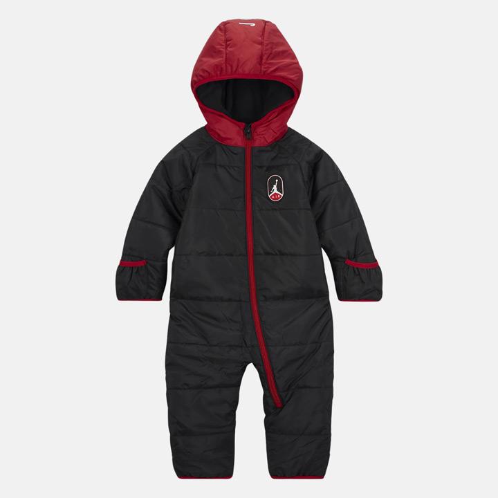 Jordan Nike ナイキ ジョーダン 中綿スノースーツ ボディスーツ カバーオール ロンパース 防寒 ジャンプマン ブラック ...