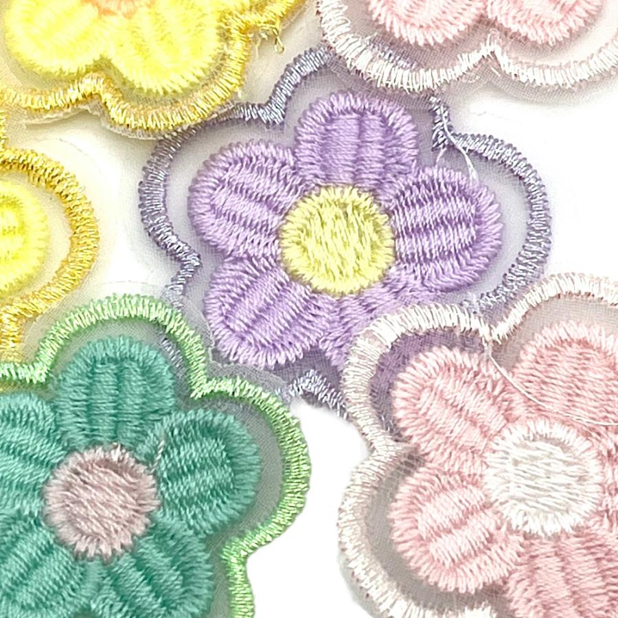 ワッペン 花 透明 花びら 植物 2個 4カラー ブローチ ハンドメイド 手芸 材料 pt-2408 : 手芸材料ヘアアクセのCHOUETTE - 通販 - Yahoo!ショッピング