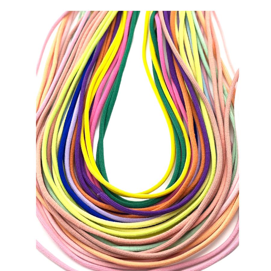ヘアゴム カット 約1m 2mm ハンドメイド 手芸 材料 ヘアアクセサリー 編み込み カラフル pt-2531 : 手芸材料ヘアアクセのCHOUETTE - 通販 - Yahoo!ショッピング