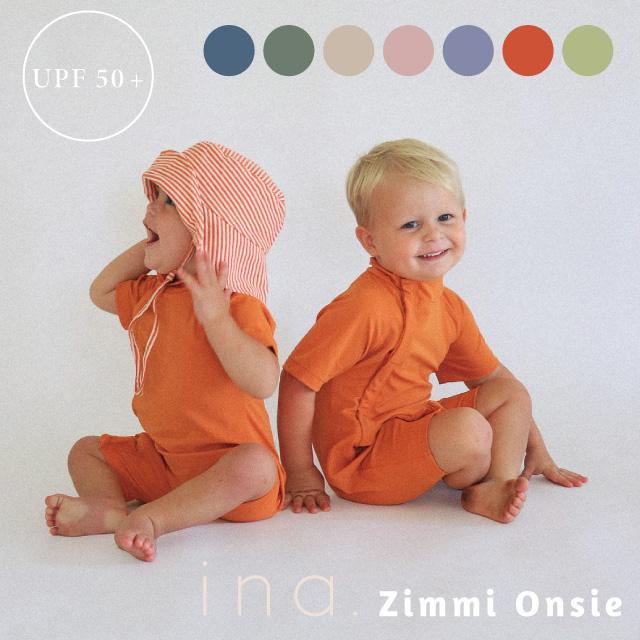 水着子供 ワンピース | inaswim イナスイム スイムウェア zimmi onsie ジッパー UVカット紫外線対策 SPF50 ...