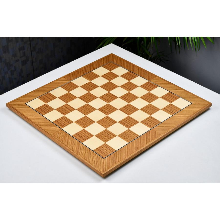 チェス盤 チーク×シカモア 55cm 55mm インド直送 B1036 : チェス専門店 ChessJapan - 通販 - Yahoo!ショッピング