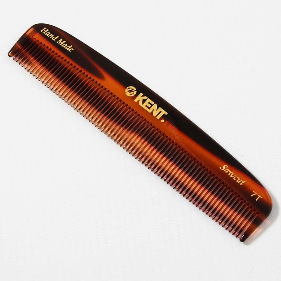 KENT ケント ヘアコーム くし HANDMADE 136mm POCKET COMB FINE HAIR ポケットコーム A 7T ...