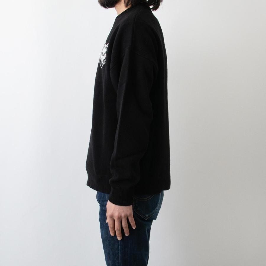 MAISON KITSUNE メゾン キツネ メンズ クルーネック長袖ニット MAISON KITSUNE メゾン キツネ メンズ クルーネック長袖ニット