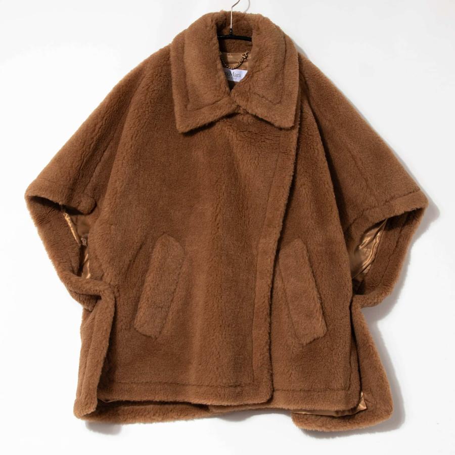 マックスマーラ MAX MARA ケープ ACCESSORI TEBE テベ テディベア ケープ ファー ジャケット 24736072 ...