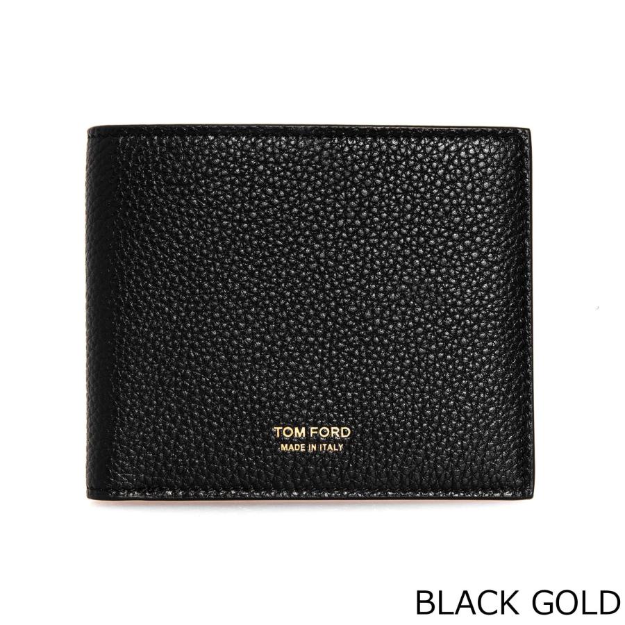 TOM FORD トムフォード 財布 二つ折り財布 ブラック T LINE TOM FORD トムフォード 財布 二つ折り財布 ブラック T LINE