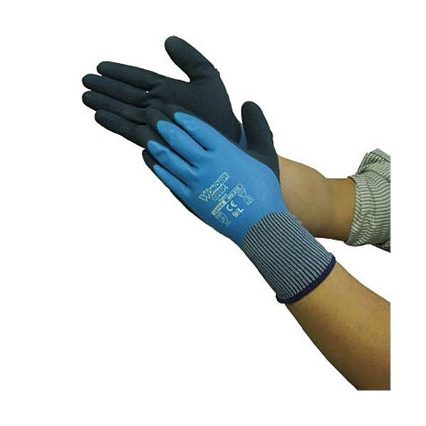 (まとめ) ユニワールド WONDER GRIP アクア L WG-318-L 1双 〔×20セット〕 : Chiba Mart(インボイス ...