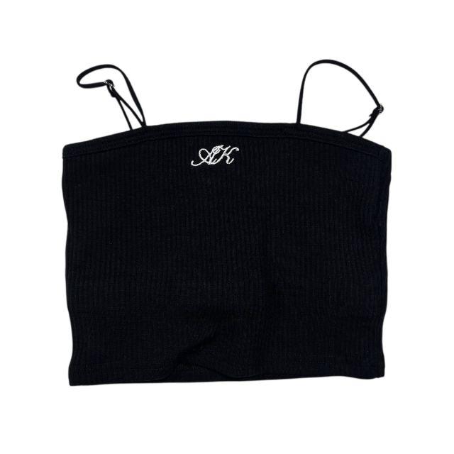 2025春夏新作 ANAP GIRL 刺?キャミソールパッド入り キッズお揃い No.913-7676 アナップガール パッド入り ショート丈 インナー ロゴ 可愛い オシャレ ...