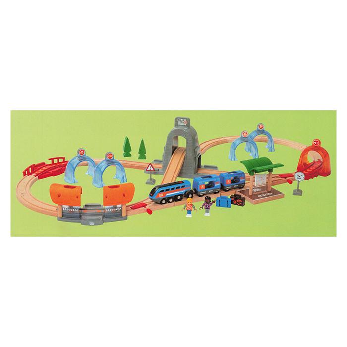 BRIO ブリオ スマートテックサウンドDXセット 33972 木のおもちゃ 木のレールセット 列車 電車 おもちゃ 男の子 1歳 誕生日 ...