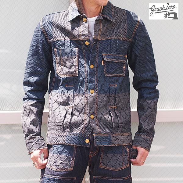 graphzero（グラフゼロ） ライダース JEAN-JACKET KENDO GZ-GJKN-0109 デニム ジャケット アウター 倉敷 ...