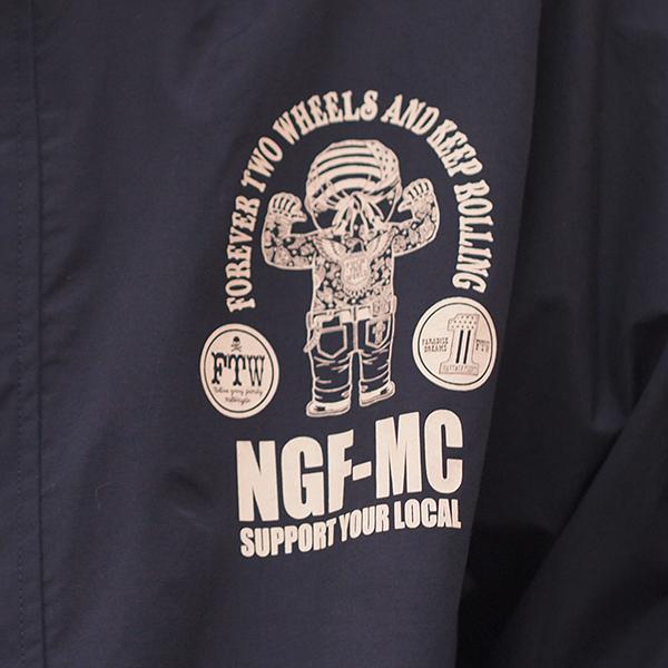 NATIVE GANG FAMILY NGF-NEW ロゴ C/Nフルジップパーカージャケット NGF41-983 アウトドア アウター 防風 ...