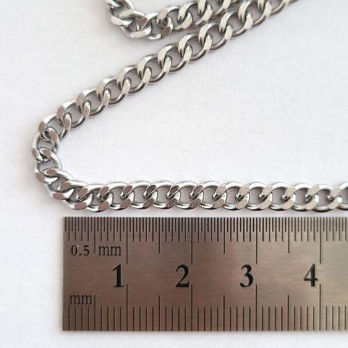 喜平チェーン ステンレスチェーン シルバー ステンレス304 30cm 4.5mm幅 : チープーチ(ビーズ&パーツ) - 通販 - Yahoo!ショッピング