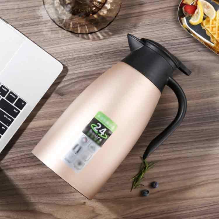 魔法瓶 卓上ポット 真空断熱 2.0L 2リットル 大容量 ステンレス 保温 保冷 ポット おしゃれ 持ち運び 注ぎやすい 洗いやすい 省エネ ...