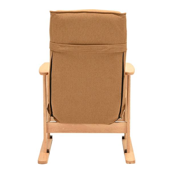 座椅子 1人掛け コンパクト チェア 高座椅子 リクライニング ハイバックチェア 高級座椅子 日本製LIMOVE L/BR 144645 : ...