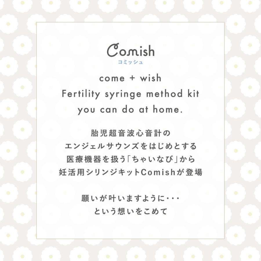 ちゃいなび（CHINAVI） 不妊治療専門クリニックの先生オススメ 妊活 シリンジ キット 10回分 Comish コミッシュ スターター ...
