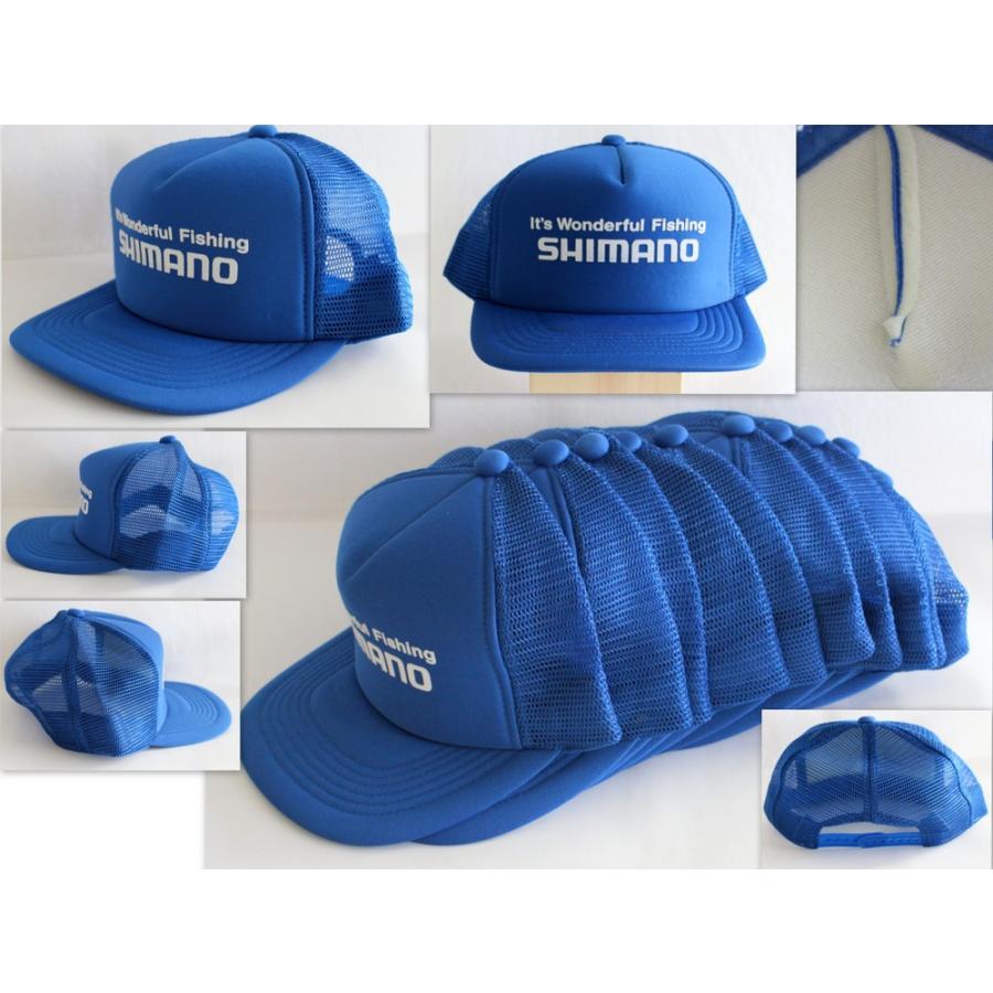 1162/非売品・長期保管品/SHIMANO シマノ メッシュキャップ 青 10個セット ※非売品の為、販売品と違い作り込みが甘いです。 : 1162 : 地産の黒部Yahoo!店 - 通販 ...