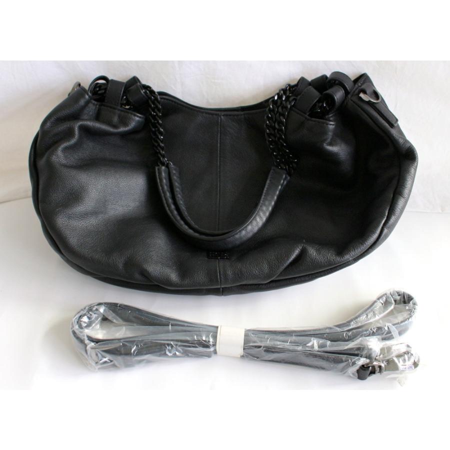 agnes b． VOYAGE 1270/中古/agnes VOYAG Eアニエスベーボヤージュ ショルダーバック ブラックレザー ブラックチェーン 牛革100％ : 地産の黒部Yahoo!店 ...