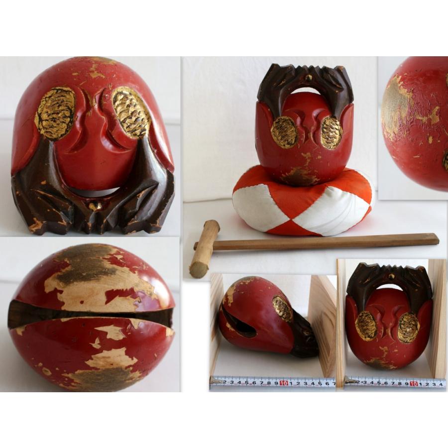 1342/中古/木魚/丸布団/支木(しもく)/ 仏具3点セット ★杢魚・もくぎょ : 地産の黒部Yahoo!店 - 通販 - Yahoo!ショッピング