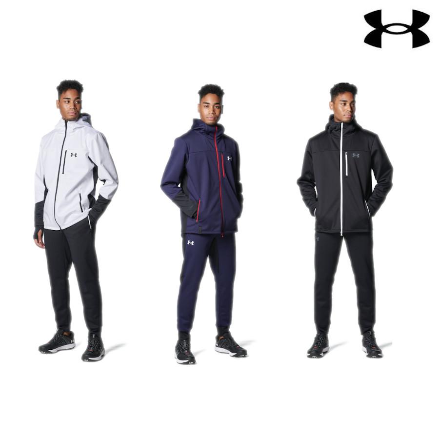 UNDER ARMOUR アンダーアーマー UA 3レイヤー フルジップ ジャケット・パンツ上下セット 1381251 1381252 メンズ ...