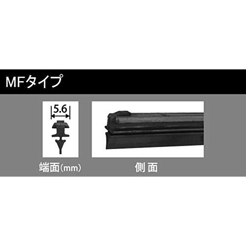 NWB(エヌダブルビー) 車用 フラットワイパー用 グラファイト替ゴム MFBタイプ 650mm MF65GN : Chiyoストア - 通販 - Yahoo!ショッピング