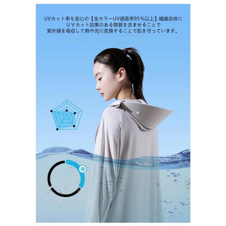 バイザー UVカット UV ラッシュガード 冷感 レディース 長袖 フード付き UVカット率95%以上 マスク UPF50 手袋 つば サンバイザー : chobo - 通販 - Yahoo ...