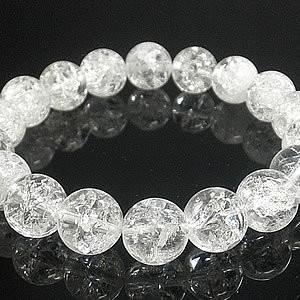 ★クラック水晶ブレスレット【10mm珠】 （爆裂水晶、クラッシュクリスタル、Crack Crystal） :01-crack-cry10 ...