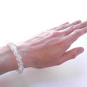 ★クラック水晶ブレスレット【10mm珠】 （爆裂水晶、クラッシュクリスタル、Crack Crystal） :01-crack-cry10 ...