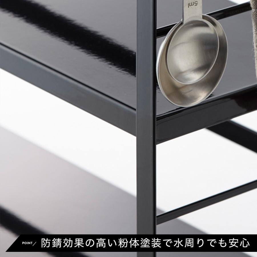 tower シンク上キッチン収納ラック タワー 調味料棚 3段 スパイス 山崎実業 モノトーン おしゃれ キッチン収納 スパイスラック 白 黒 3257 3258 : ちょうどいい家具屋 ...