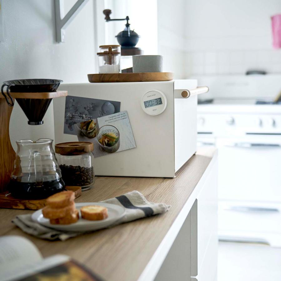 tower /特典あり/ 山崎実業 ブレッドケース ブレッドボックス パン 収納 保存 ケース キッチン収納 おしゃれ パンケース ホワイト 白 4376 : ちょうどいい家具屋 - 通販 ...