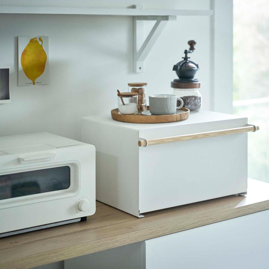 tower /特典あり/ 山崎実業 ブレッドケース ブレッドボックス パン 収納 保存 ケース キッチン収納 おしゃれ パンケース ホワイト 白 4376 : ちょうどいい家具屋 - 通販 ...