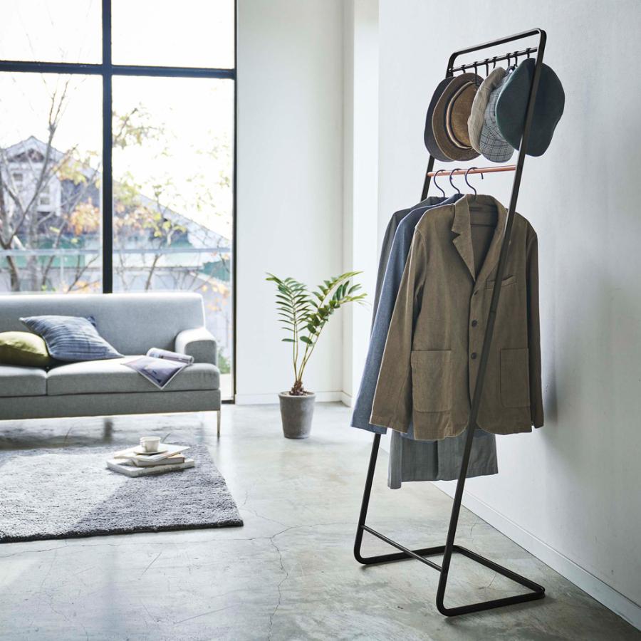 tower 帽子収納フック付き コートハンガー タワー 山崎実業 おしゃれ ハンガーラック ポール スタンド ラック 帽子 掛け 白 黒 6129 6130 : ちょうどいい家具屋 - 通販 ...