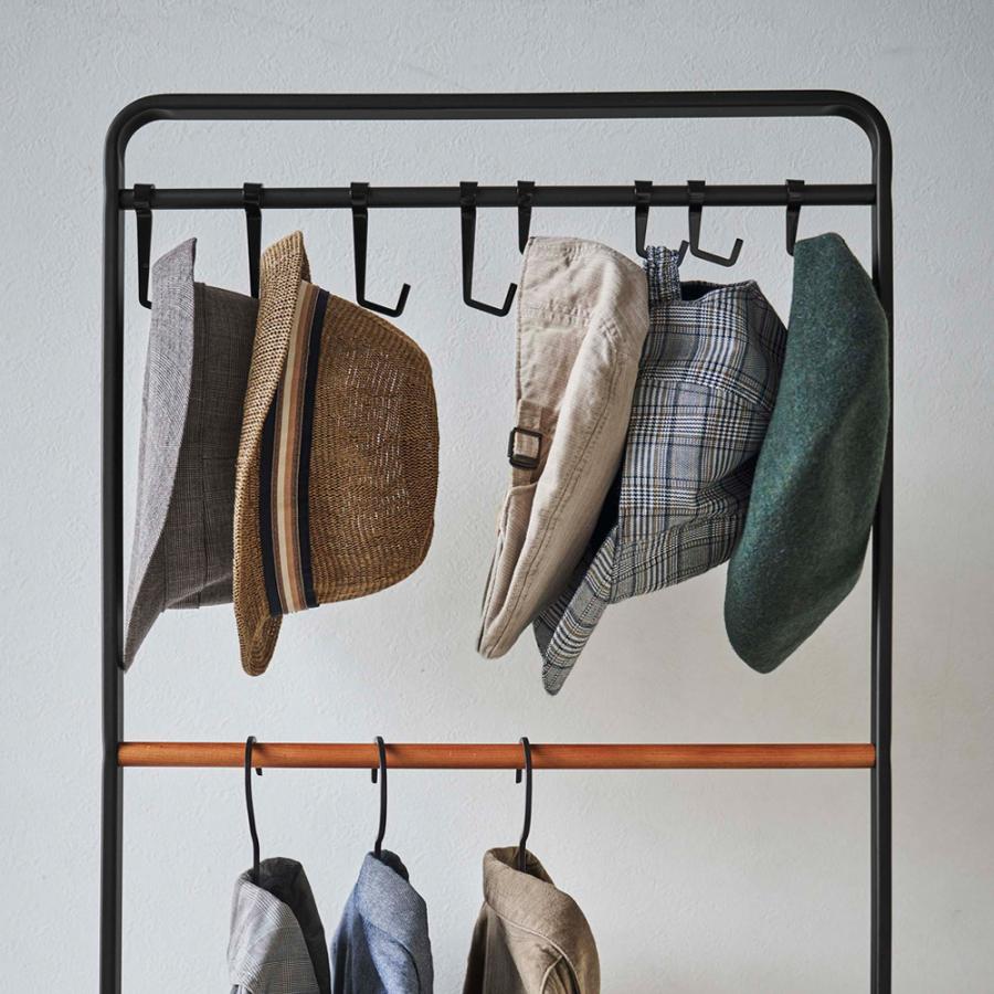 tower 帽子収納フック付き コートハンガー タワー 山崎実業 おしゃれ ハンガーラック ポール スタンド ラック 帽子 掛け 白 黒 6129 6130 : ちょうどいい家具屋 - 通販 ...