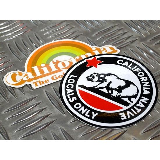 カリフォルニア ステッカー ローカルズオンリー California Locals Only グリズリー ベアー アメリカ雑貨 アメリカン雑貨 ...