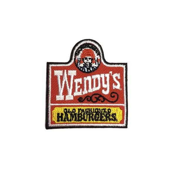 ミニワッペン Wendy's ウェンディーズ (5x4.5cm) [MW158] 手芸 パッチワーク アメ雑 アメリカン雑貨 ...