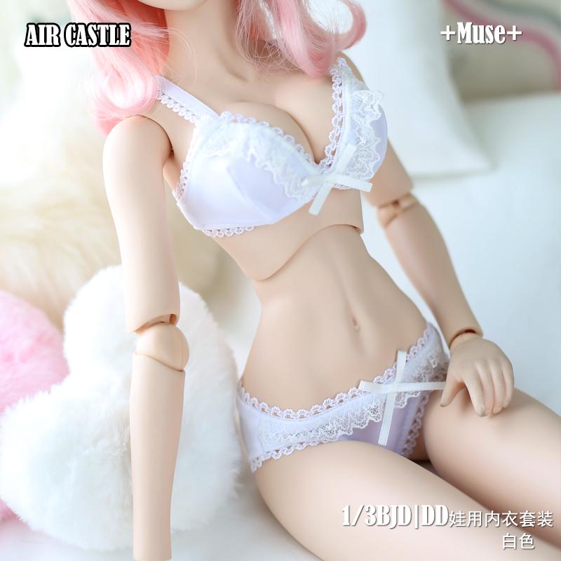 1/3,DD,SD セクシー ブラ&ショーツ 白 ドルフィードリーム ドール下着 オーダー : 長楽ストア - 通販 - Yahoo!ショッピング