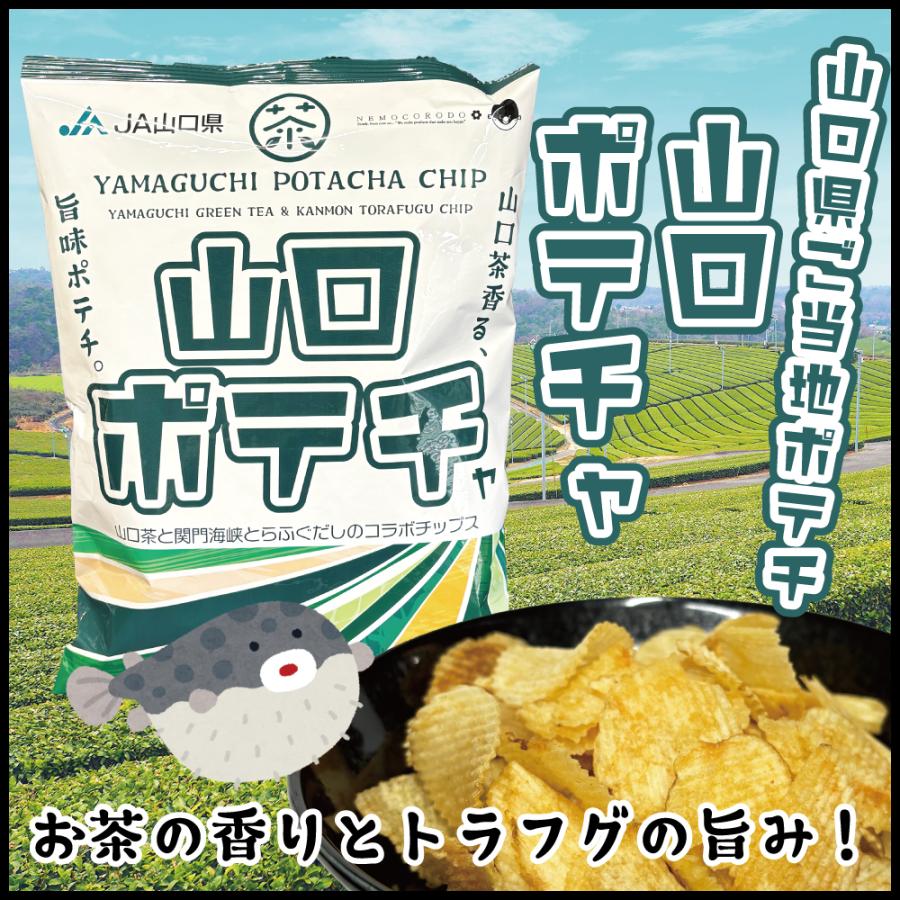 【山口県ご当地ポテトチップ】山口ポテチャ 山口茶 関門海峡とらふぐ出汁 100g お土産 人気 JA山口県 : 山口ぶちええもん!長州苑 ...